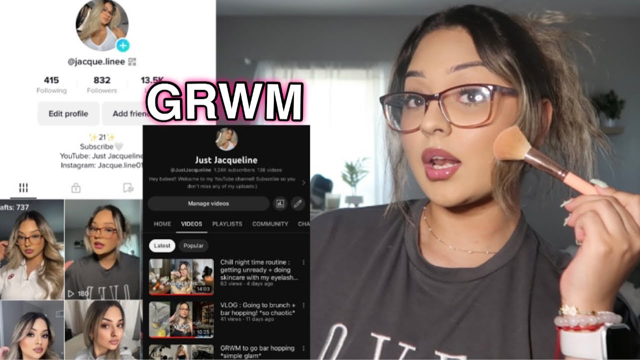 GRWM for a day full of content! - YouTube