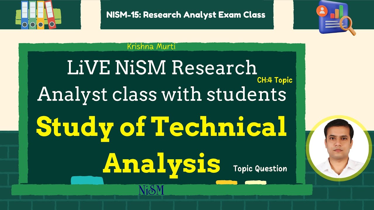 Class Demo - NiSM 15 | Study of Technical Analysis | NiSM Research Analyst exam class - YouTube