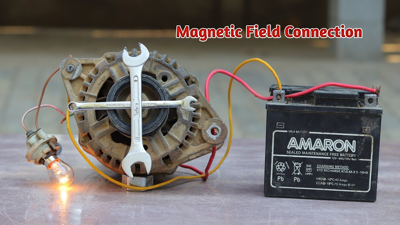 How To Wiring Magnetic Field in Car Alternator | 160 Amp Alternator ...