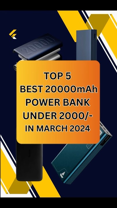 Top 5 Best 20000mAh Power Bank Under 2000 In 2024 | #shorts #shortsvideo #youtubeshorts # ...