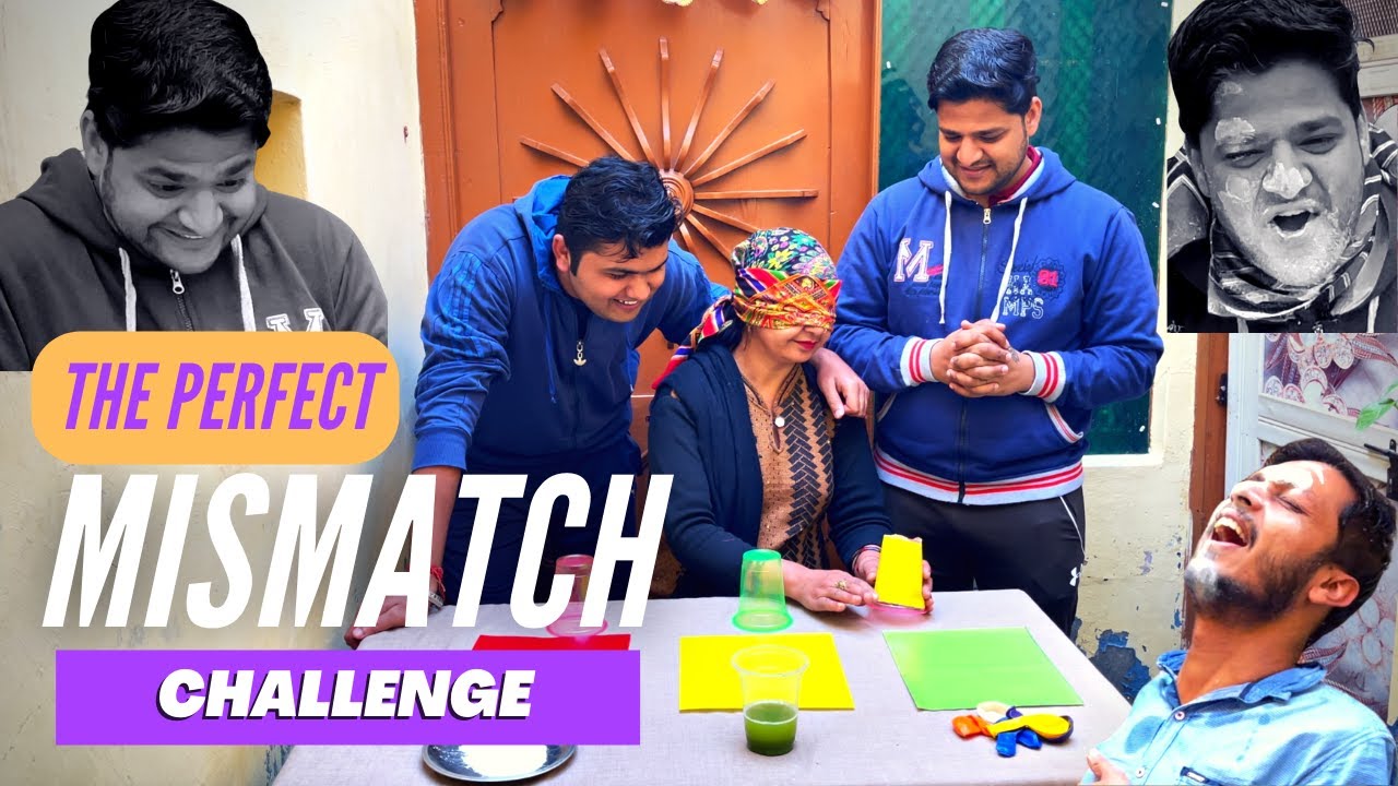 MOST FUNNY THE PERFECT MISMATCH CHALLENGE 😂|| NEW FUNNY FAMILY GAME ...