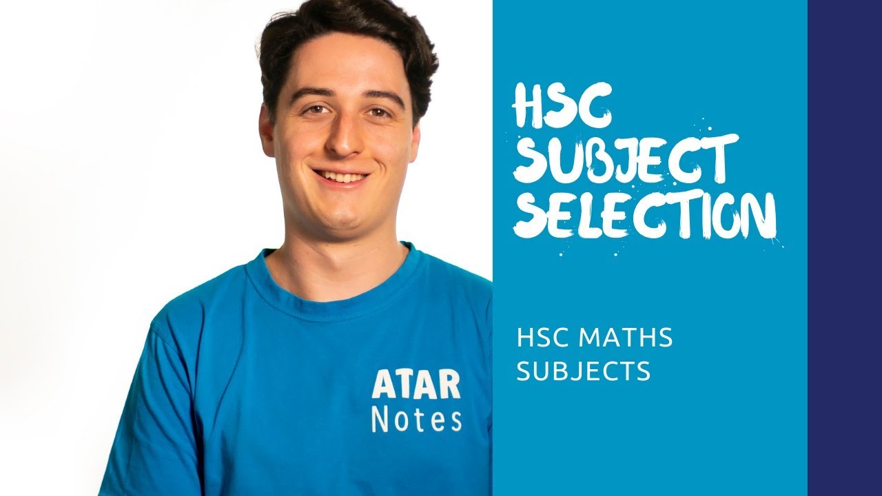 HSC Subject Selection | Maths Subjects - YouTube