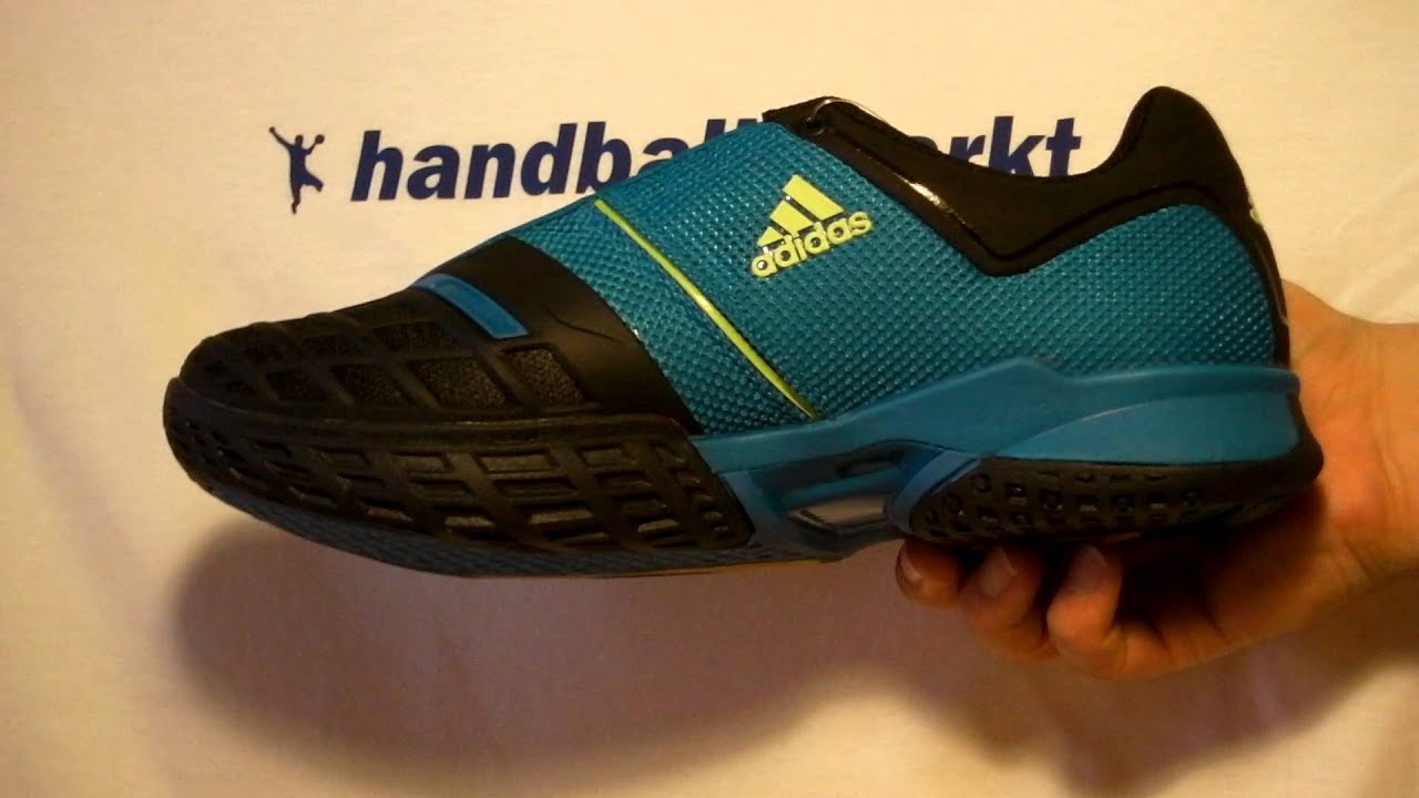 Adidas Stabil Optifit Handballschuhe - sharp blue - YouTube
