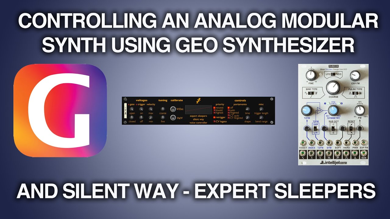 Analog Modular controlled by iPad MIDI Controller - YouTube