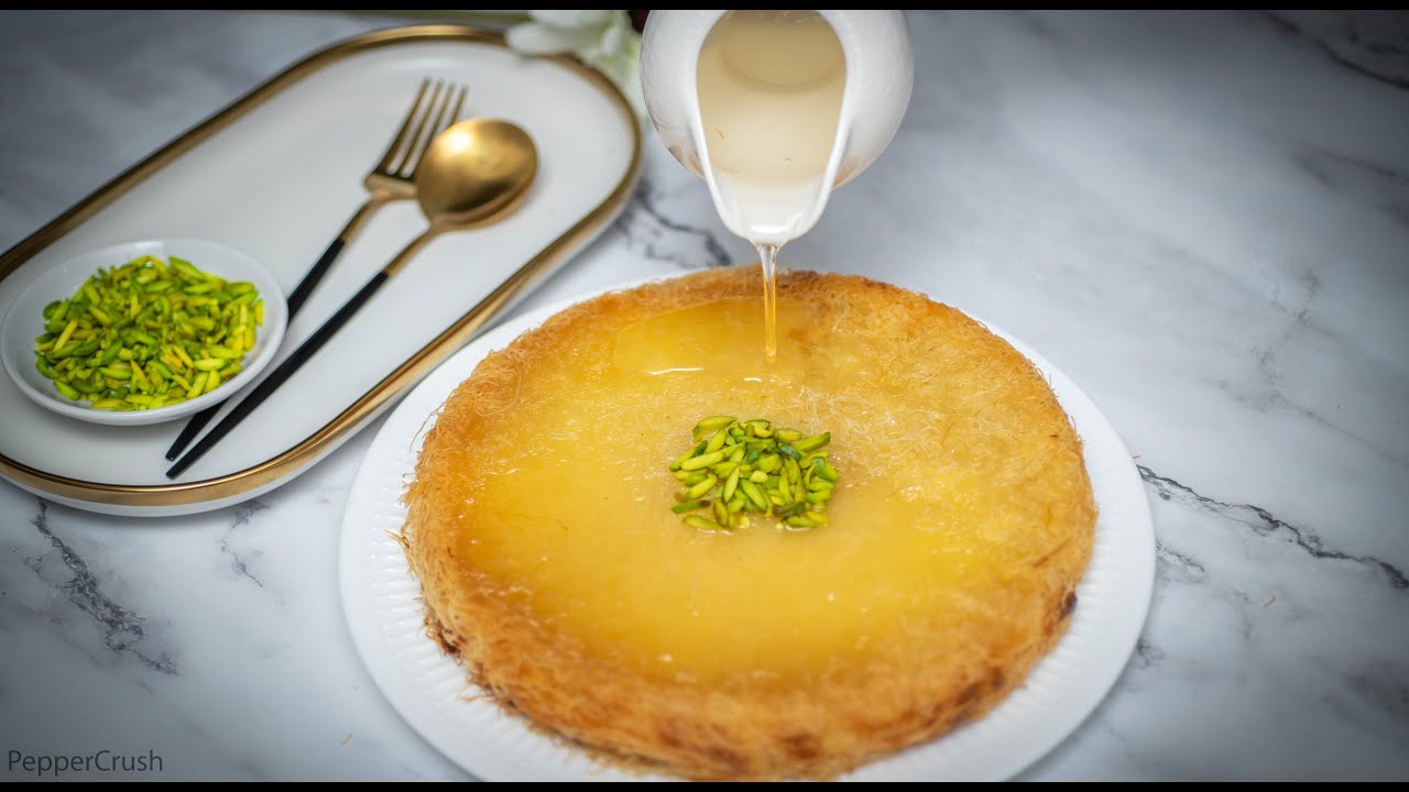 Kunafa Recipe | PepperCrush | - YouTube