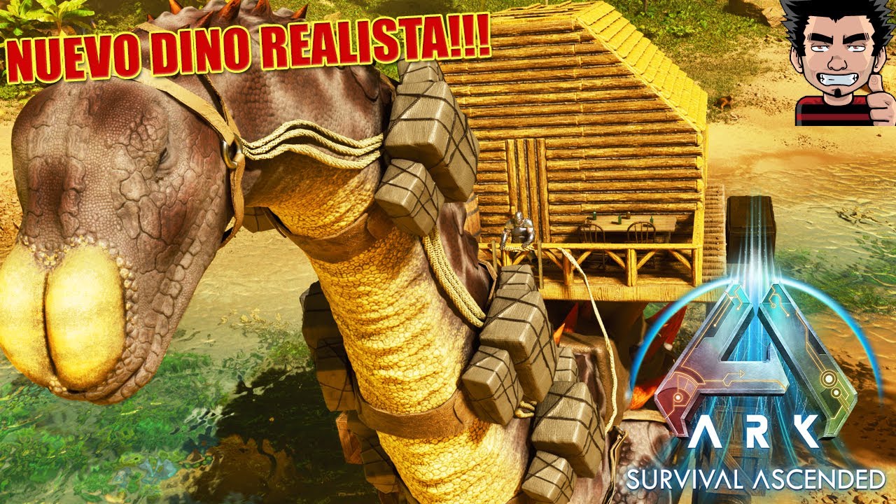 DIAMANTISAURUS NUEVO DINO REALISTA BRUTAL! ARK SURVIVAL ASCENDED ...