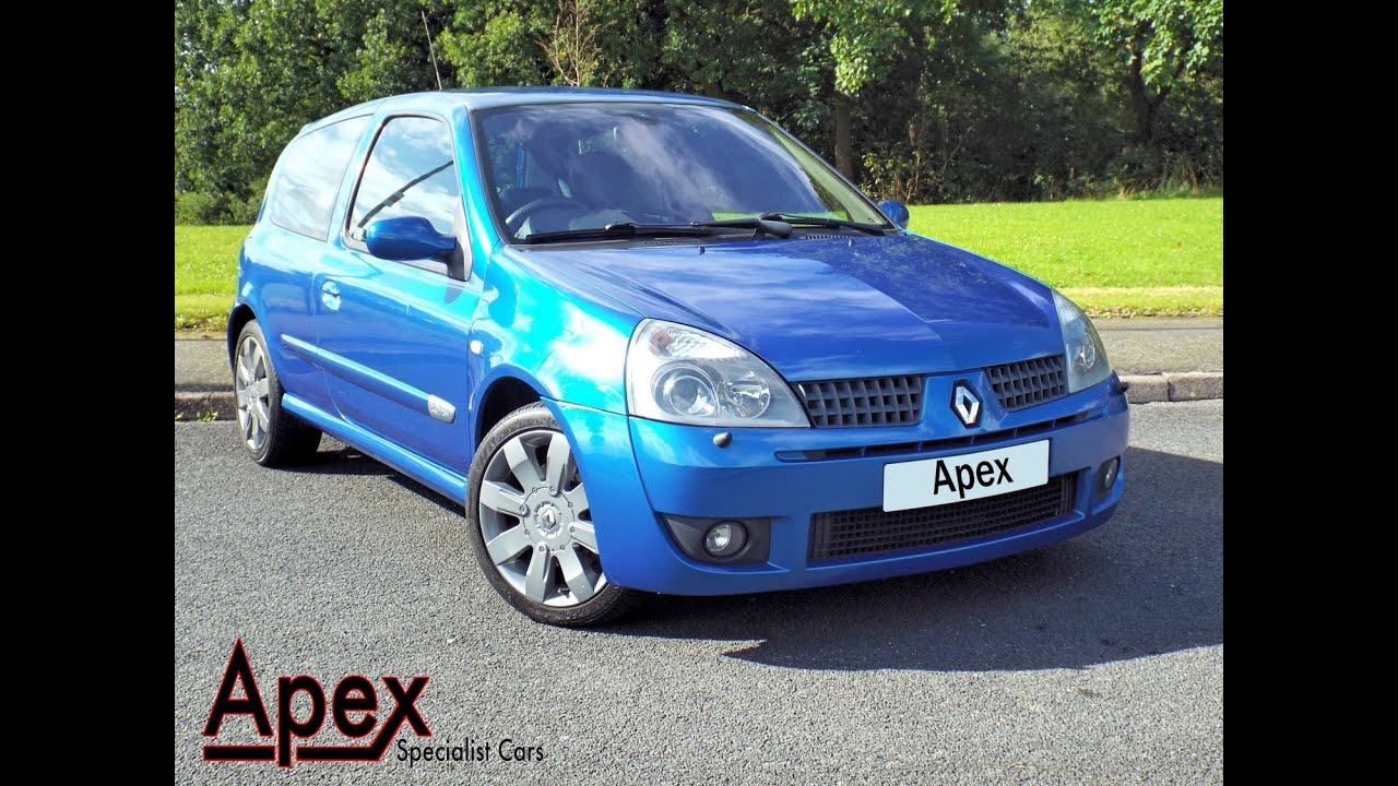 Arctic Blue Renault Clio 182 - YouTube