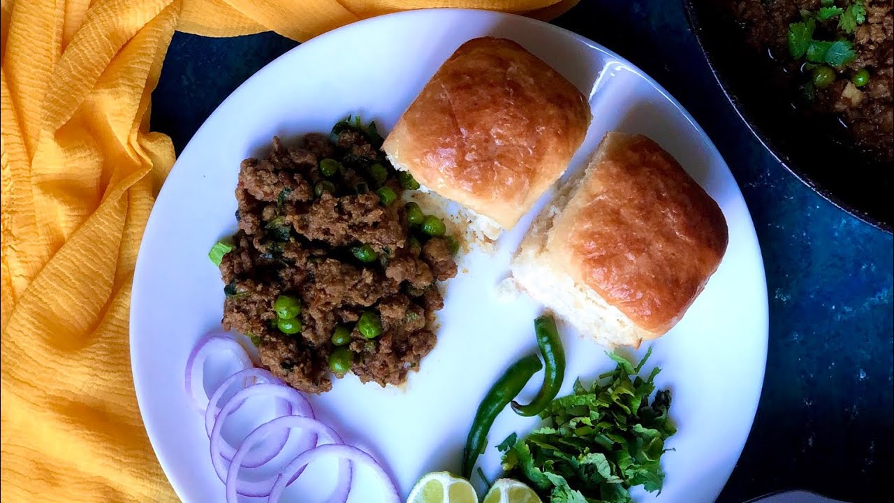 Mutton Keema Pav | Parsi Mutton Keema l कीमा पाव | Ground Mutton Recipe ...
