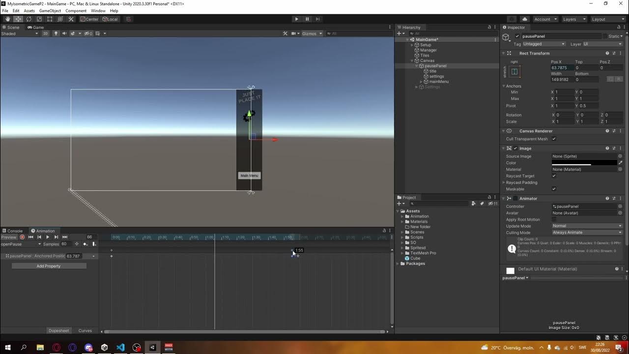 Start Animating UI inside UNITY 2022!!! - YouTube