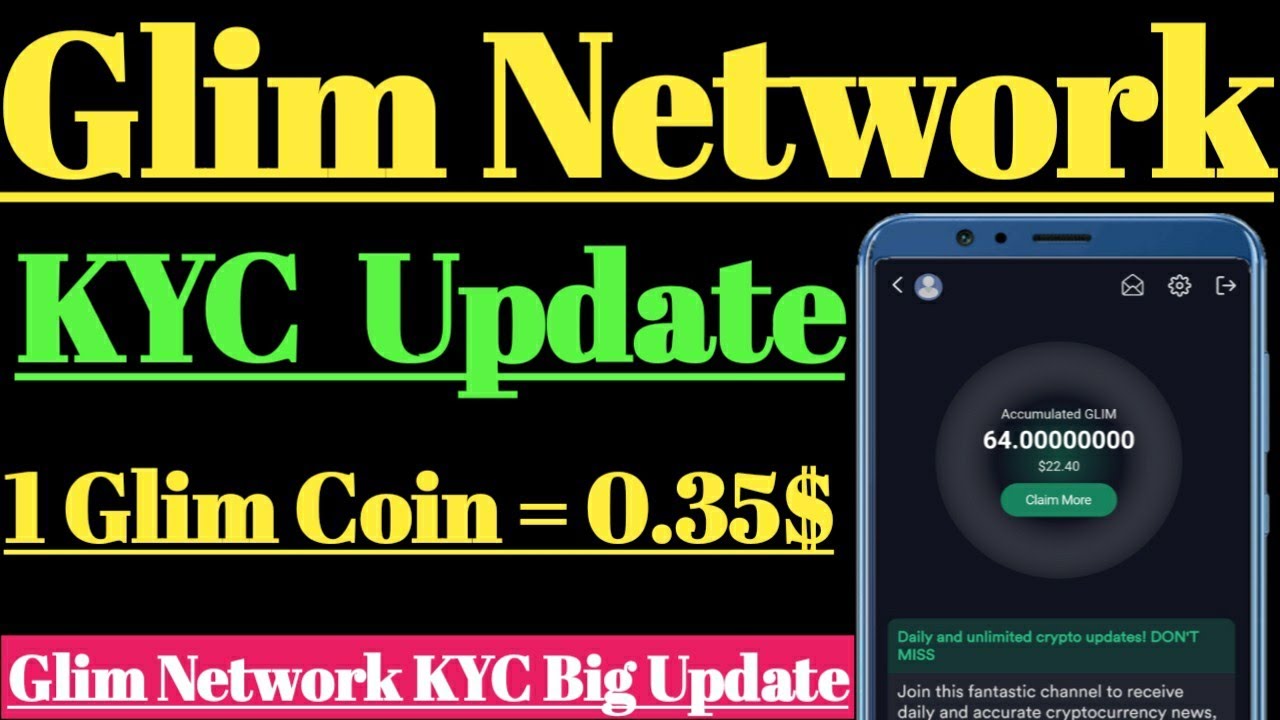 Glim Network New Update || Glim Network KYC Big Update || 1 Glim Coin ...