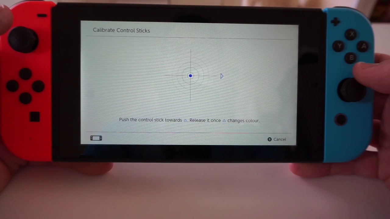 How to Calibrate the Nintendo Switch Joycon joy stick - YouTube