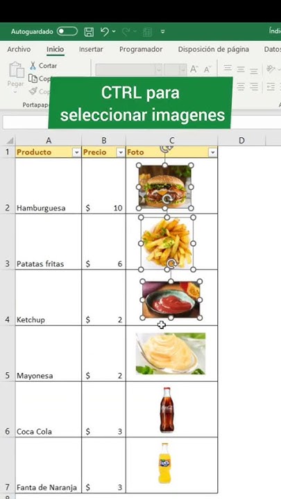 Imágenes en celdas de Excel #excel #superexcel #excelparatodos #tutorial #excelgratis - YouTube