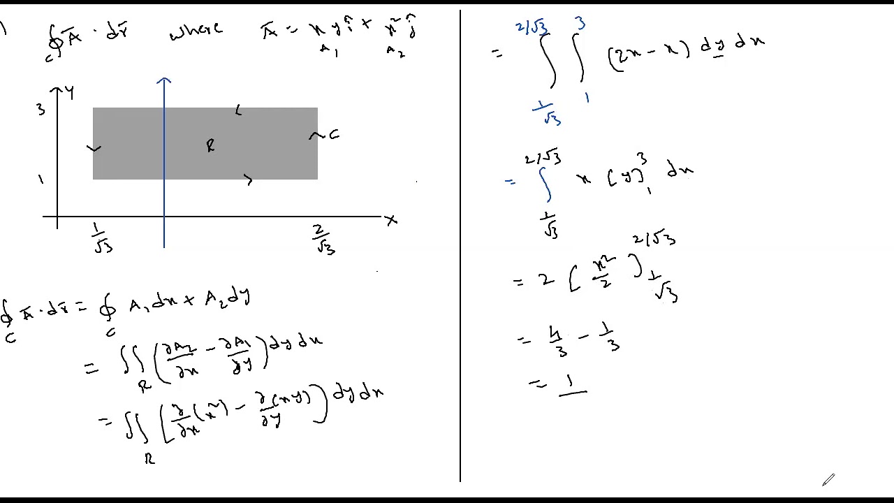 Vector Calculus Lecture-31: Green's theorem: Part-2 - YouTube
