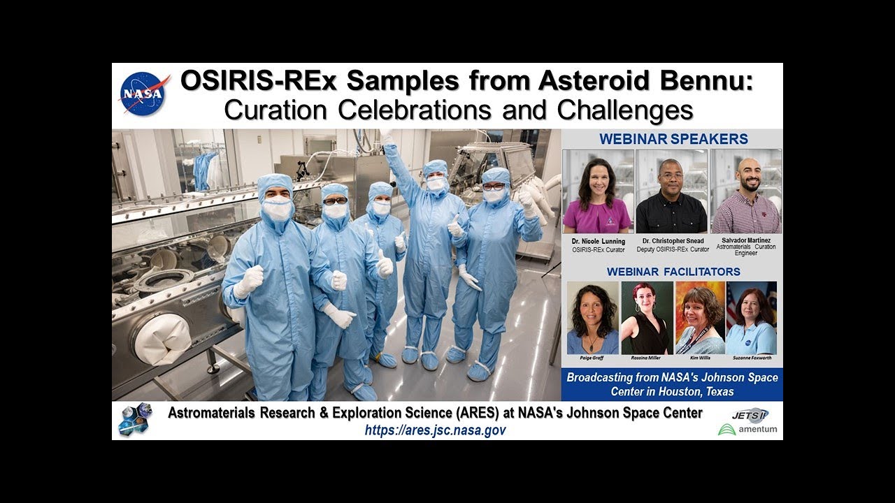 OSIRIS-REx Samples from Asteroid Bennu: Curation Celebrations ...