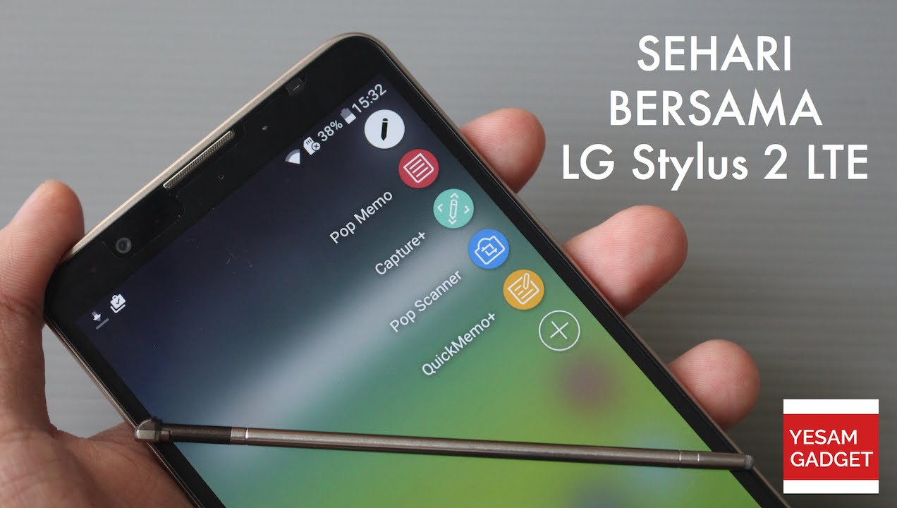 Sehari bersama LG Stylus 2: LG UX 5.0 dan Stylus UX - YouTube