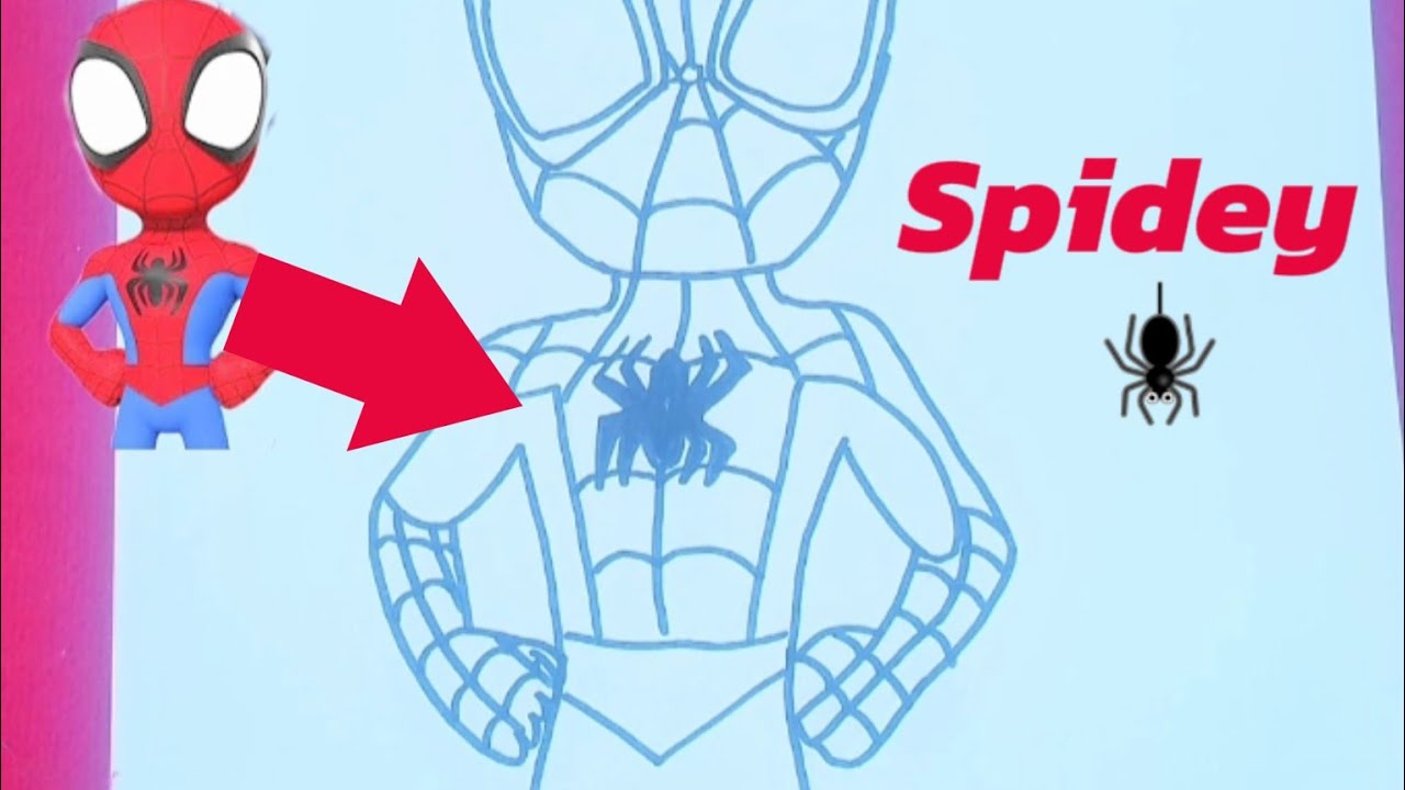 How to Draw Spidey and his amazing friendz|tutorial easy|step by step ...
