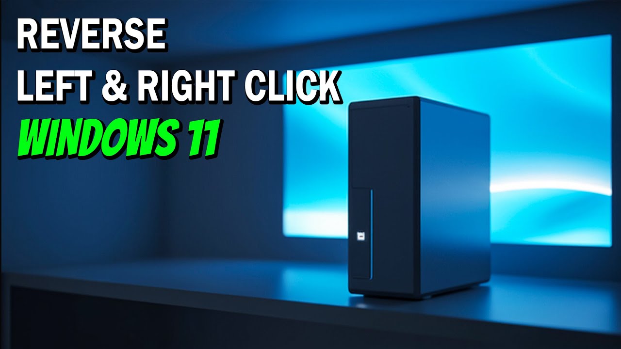 How to Reverse Left Click and Right Click on Windows 11 - YouTube