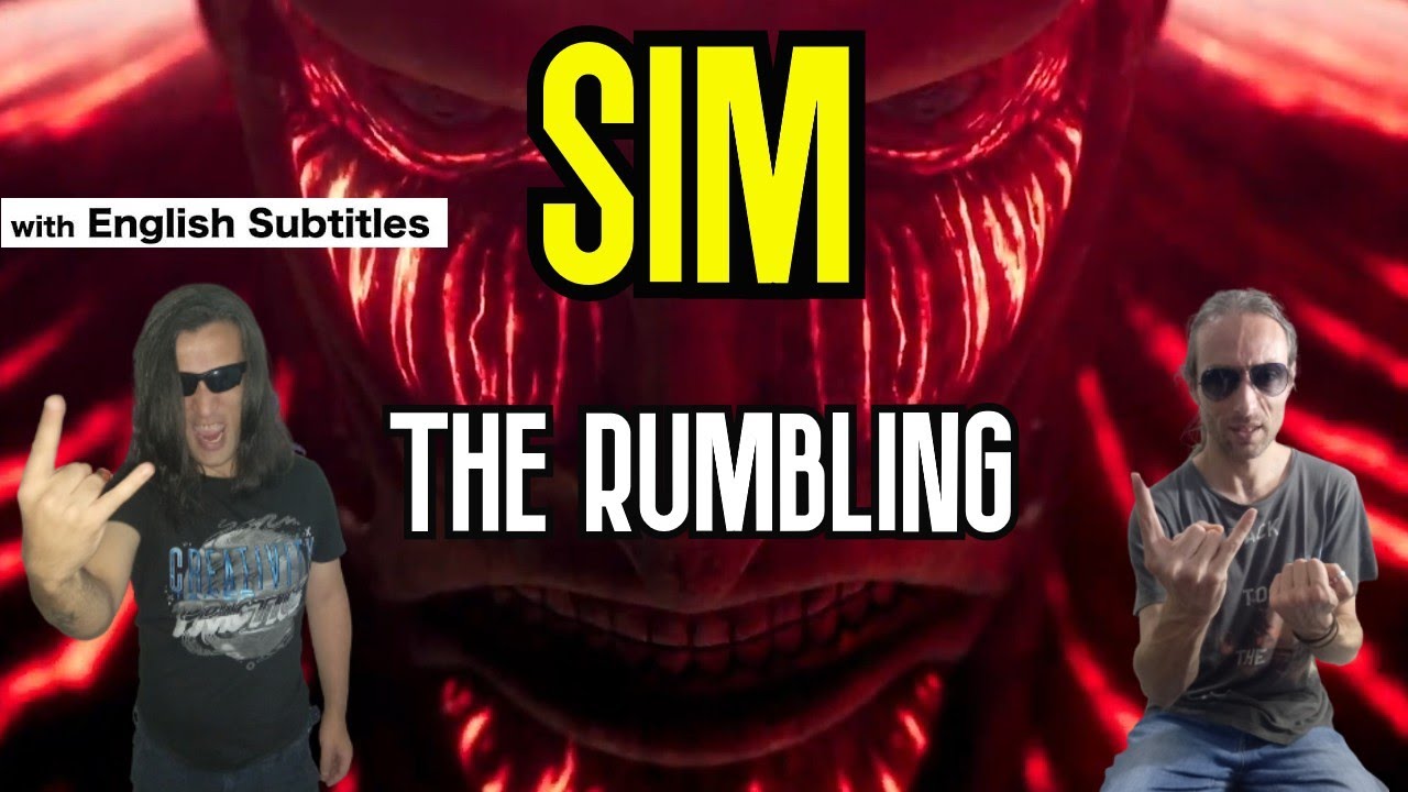 SIM - THE RUMBLING - CANAL DOS ZÉS REACT - YouTube