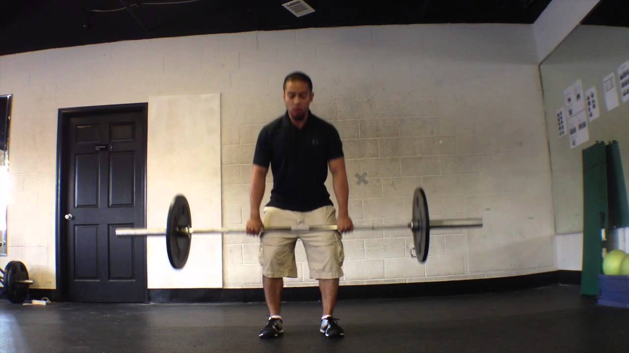 Hang Clean Technique - YouTube