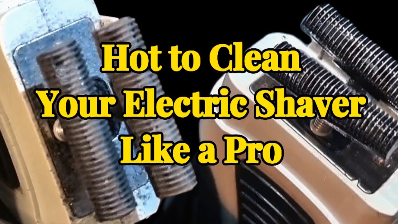 💈🎩 ASMR BARBER | How to Clean Your Electric Shaver Like a Pro ...