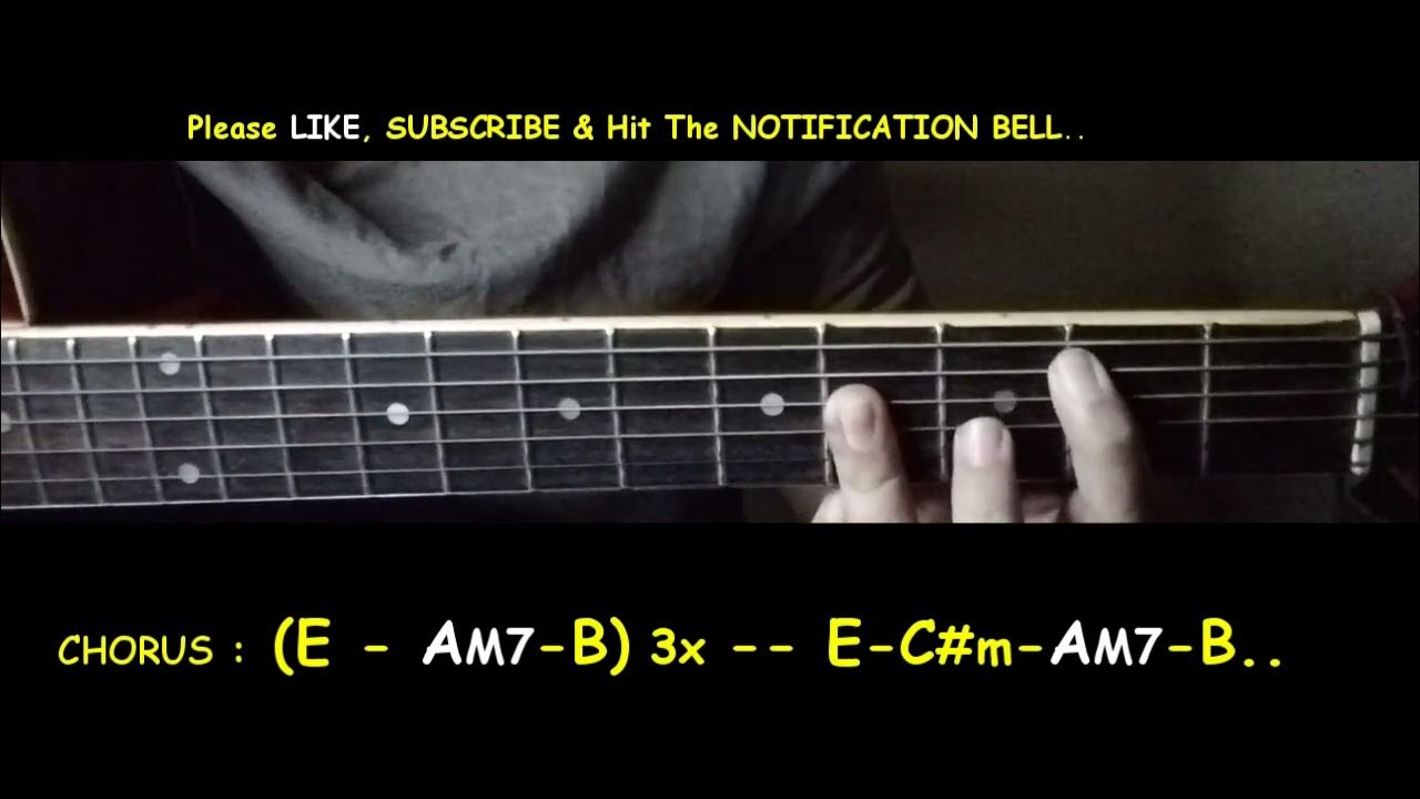 d4vd - Here With Me - Guitar chords Tutorial - YouTube