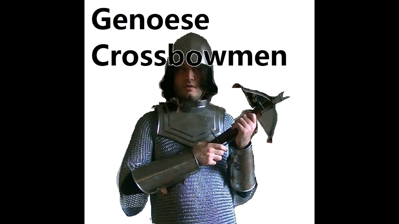 Genoese Crossbowmen - History and Equipment - YouTube