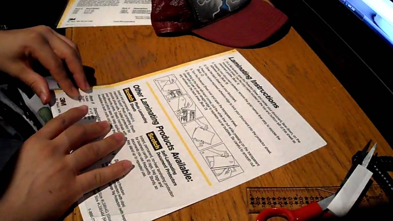 Best ways on Laminating stickers - YouTube