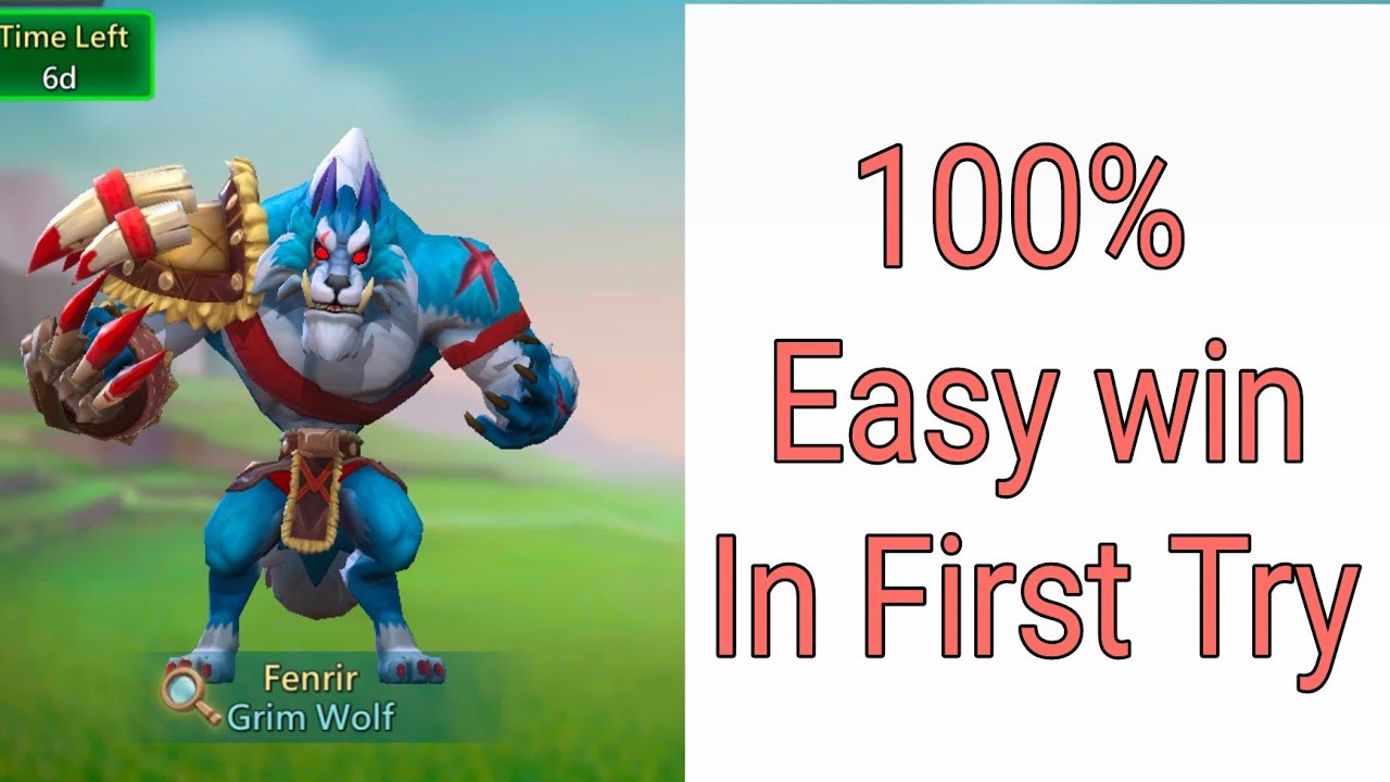 Lords Mobile Limited Change : Bloodlust Grim Wolf Fenrir Stage 3 Easy ...