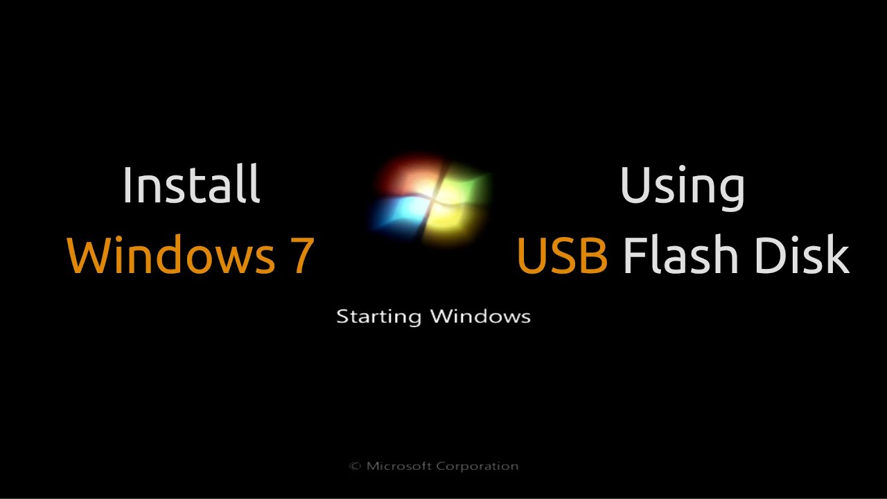 install windows 7 from usb fast and easy guide (2023) - YouTube
