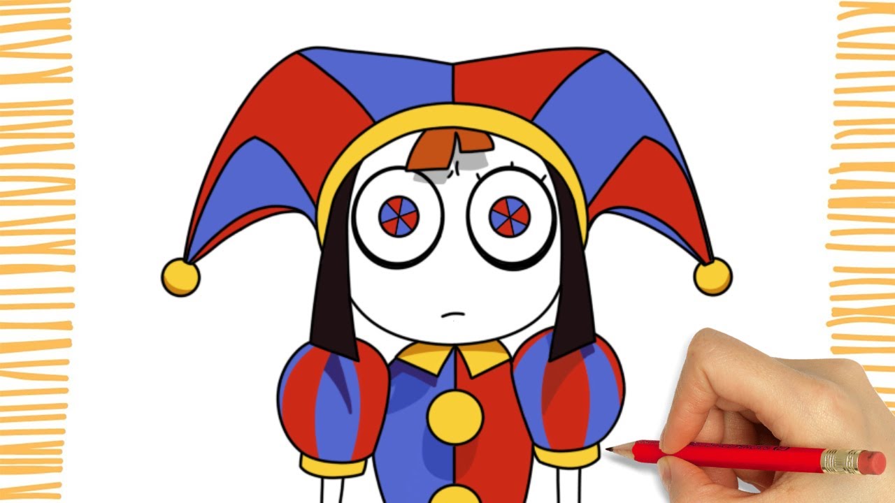 How To Draw a POMNI I THE AMAZING DIGITAL CIRCUS - YouTube