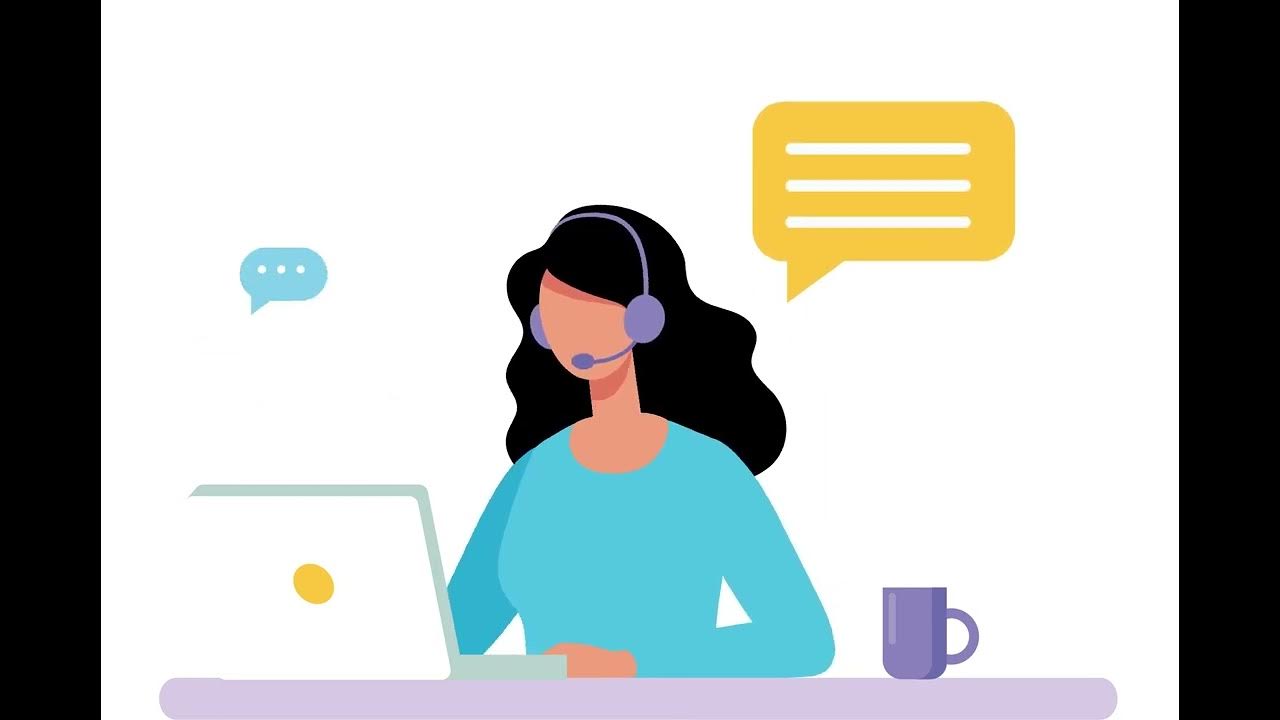 Contact us animated illustration - YouTube