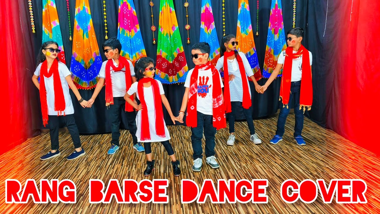 Rang_Barse_| kid's Dance | Holi Song | Dance Cover | Holi Dance ...