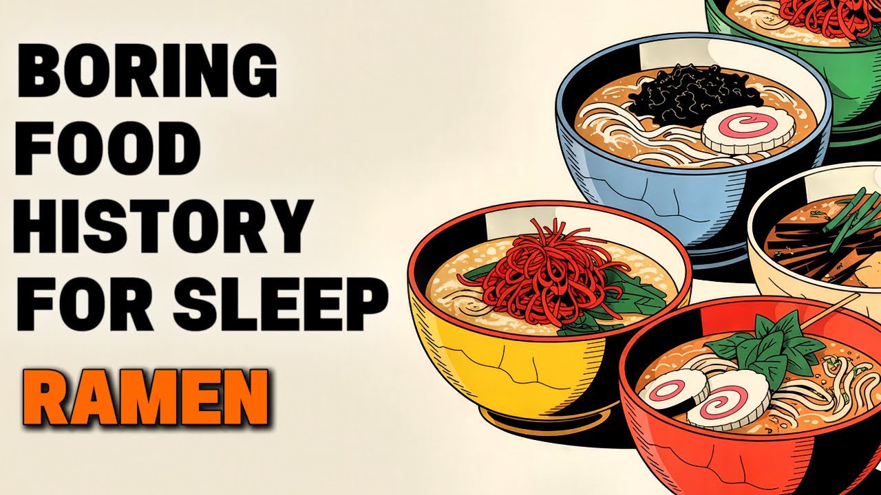 Boring Food Lore for Sleep | The Origins & Evolution of Ramen - YouTube