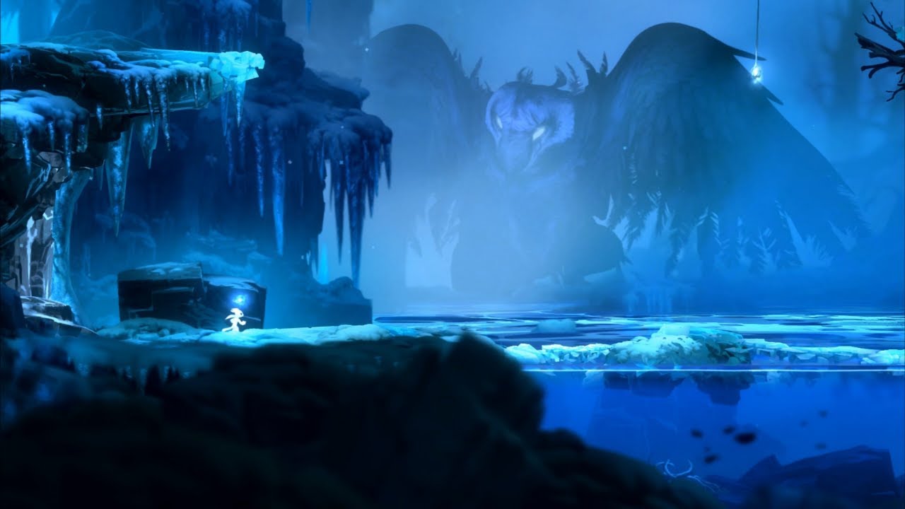 Ori And The Blind Forest The Kuro Bird Escape Youtube