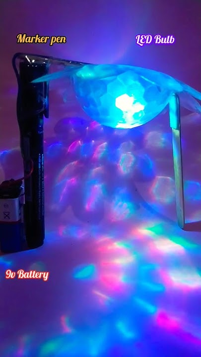 How To Make Multicolour LED Light || led bulb project #viralshorts # ...