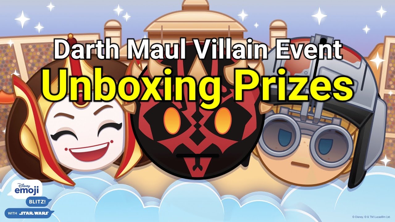 Darth Maul Villain Event Prizes (10/2023) - YouTube