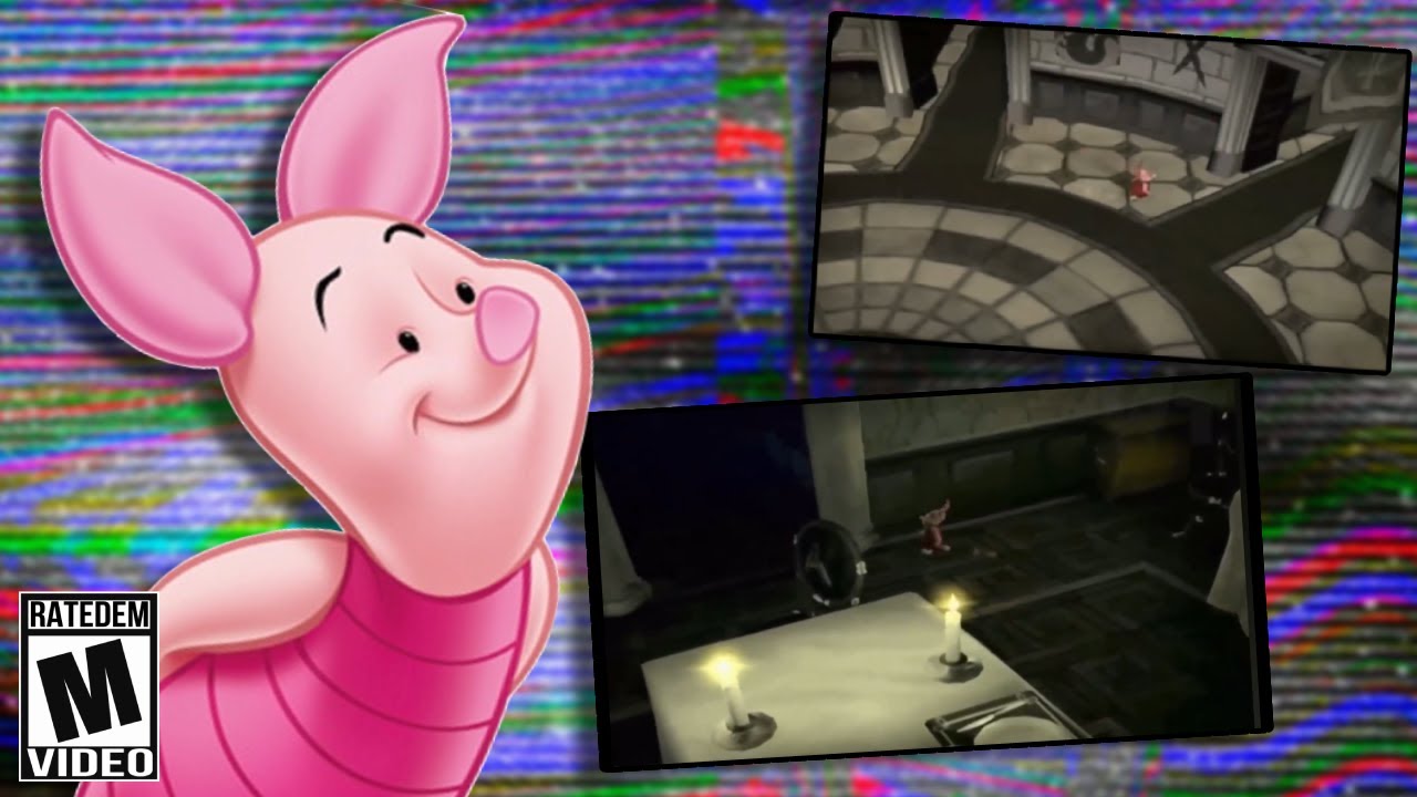 The Mysterious Disney Horror Game - Piglet's Big Game - YouTube