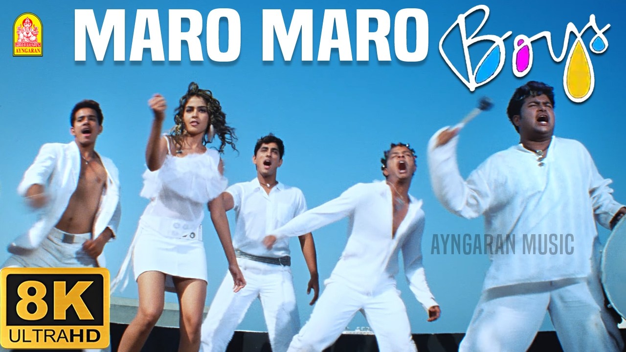 Maro Maro - 8K Video Song | மாரோ மாரோ | Boys | Siddharth | Genelia ...