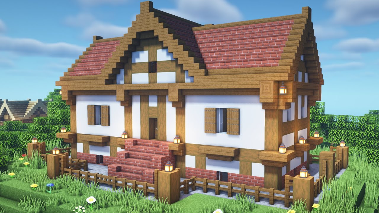 Minecraft: How to Build an Concrete House #14 - YouTube