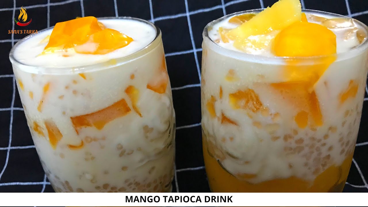 Mango Tapioca Drinks | Mango Sago Drink | Mango Sago't Gulman Summer ...