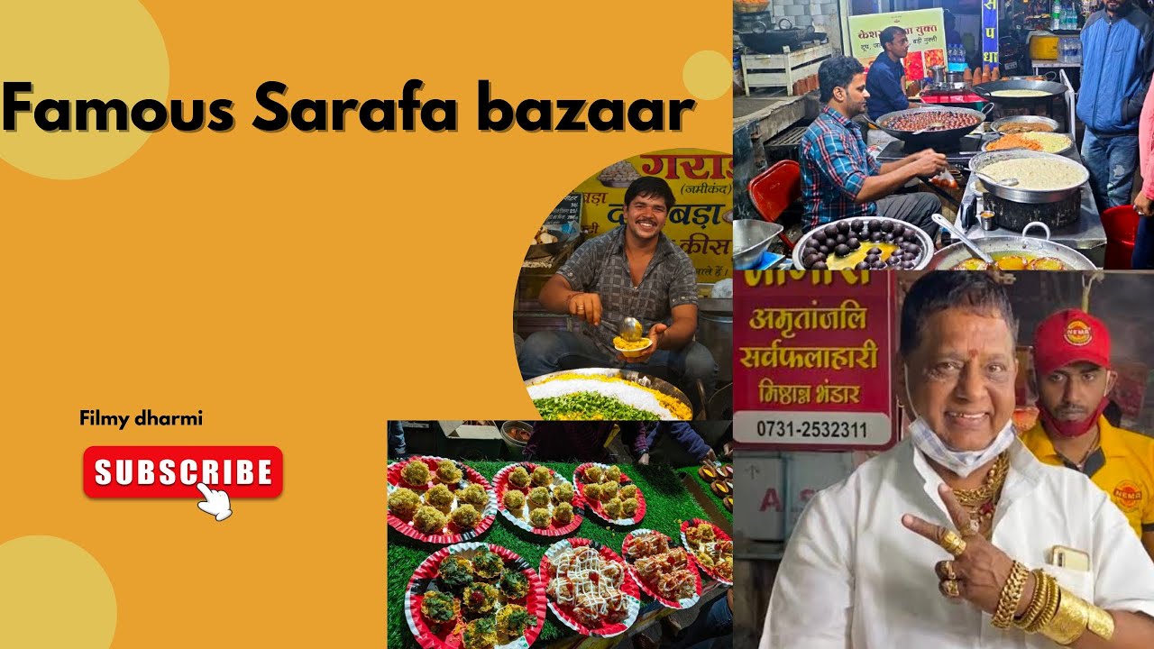 WORLD FAMOUS SARAFA BAZAAR | Indore's best night street food market # ...