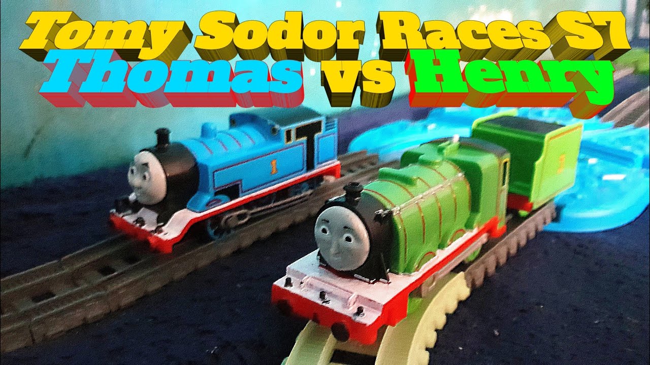 Tomy Sodor Races: Thomas vs Henry S7 Round 1, Race 1! - YouTube