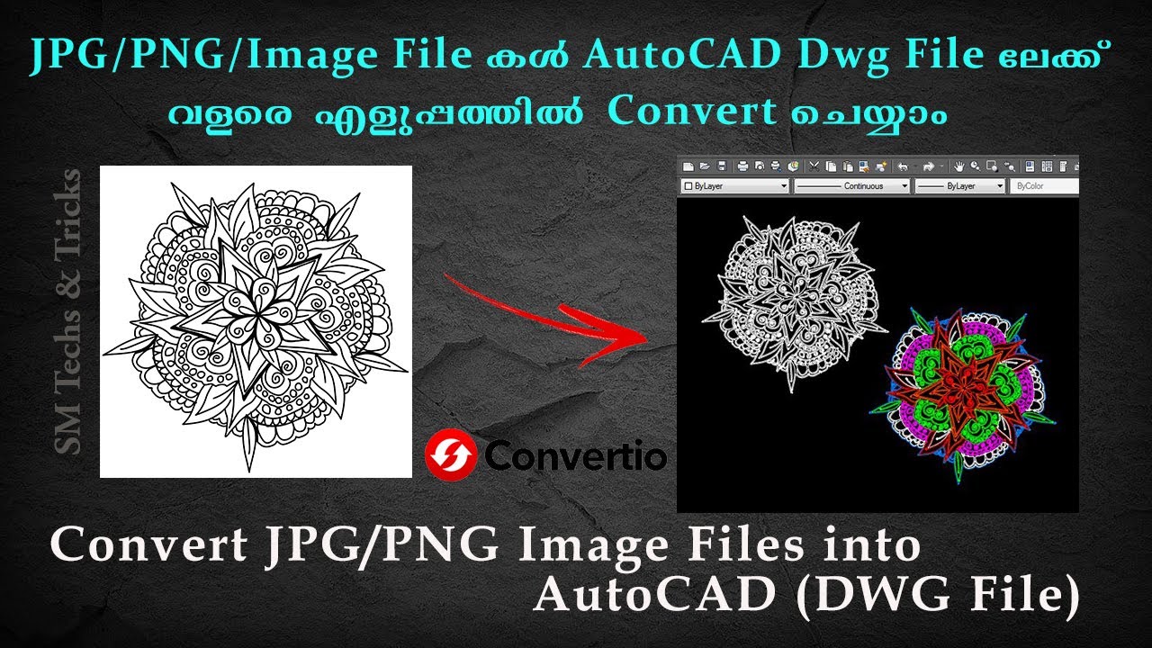 How to Convert Image to AutoCAD||Convert JPG into DWG||Image file ...