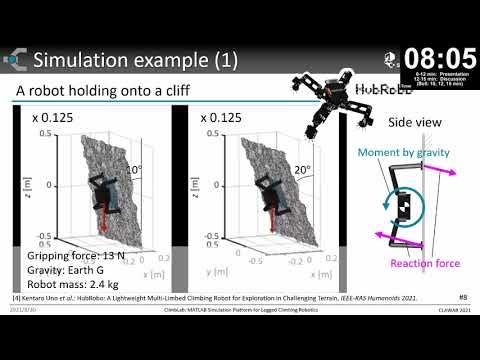 ClimbLab: MATLAB Simulation Platform for Legged Climbing Robotics - YouTube