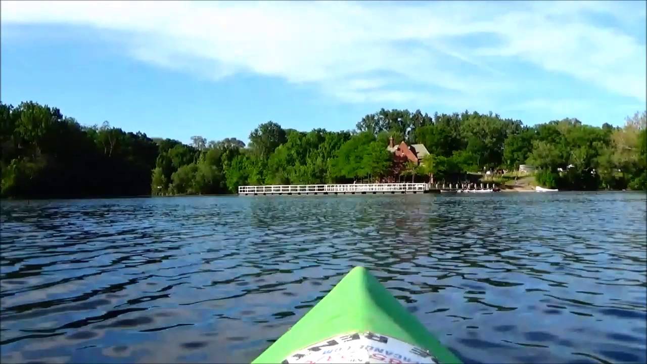 Kayaking at Newburgh Lake - YouTube