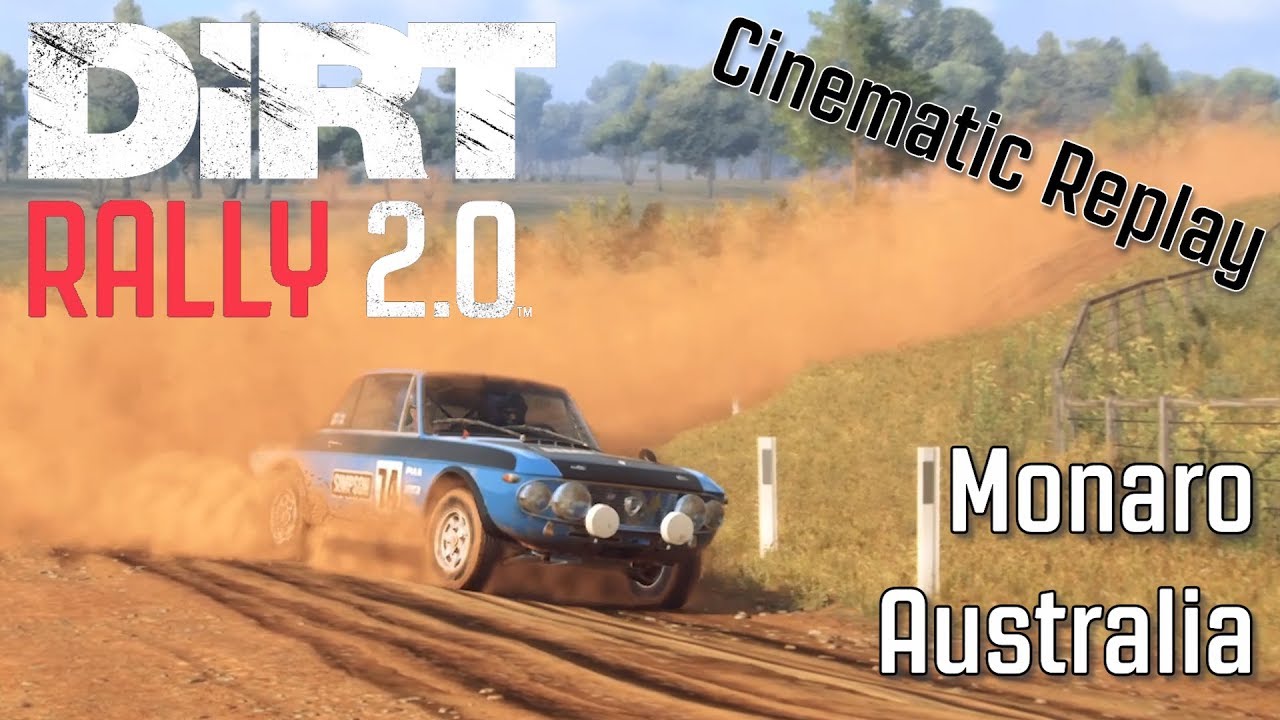 Dirt Rally 2.0 - Carrier replay - Monaro Australia - cinematic camera ...