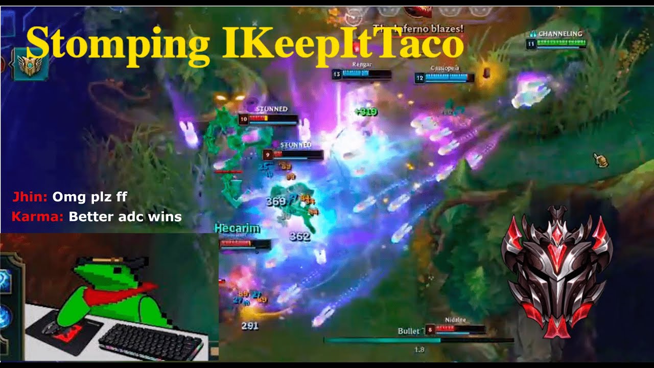 My Miss Fortune makes IKeepItTaco RAGEQUIT (FULL High Elo VOD) - YouTube