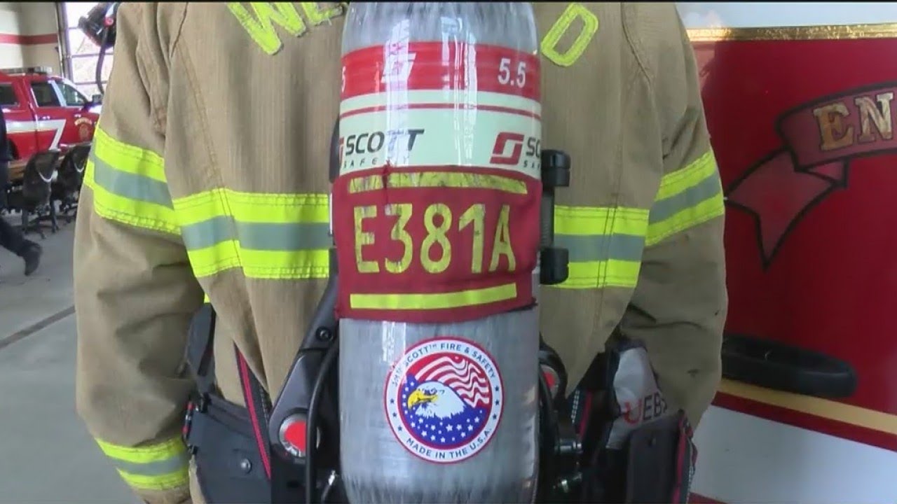 Westfield firefighters get improved air packs to rescue victims - YouTube
