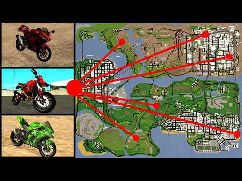 All Sports Bike Locations in GTA San Andreas