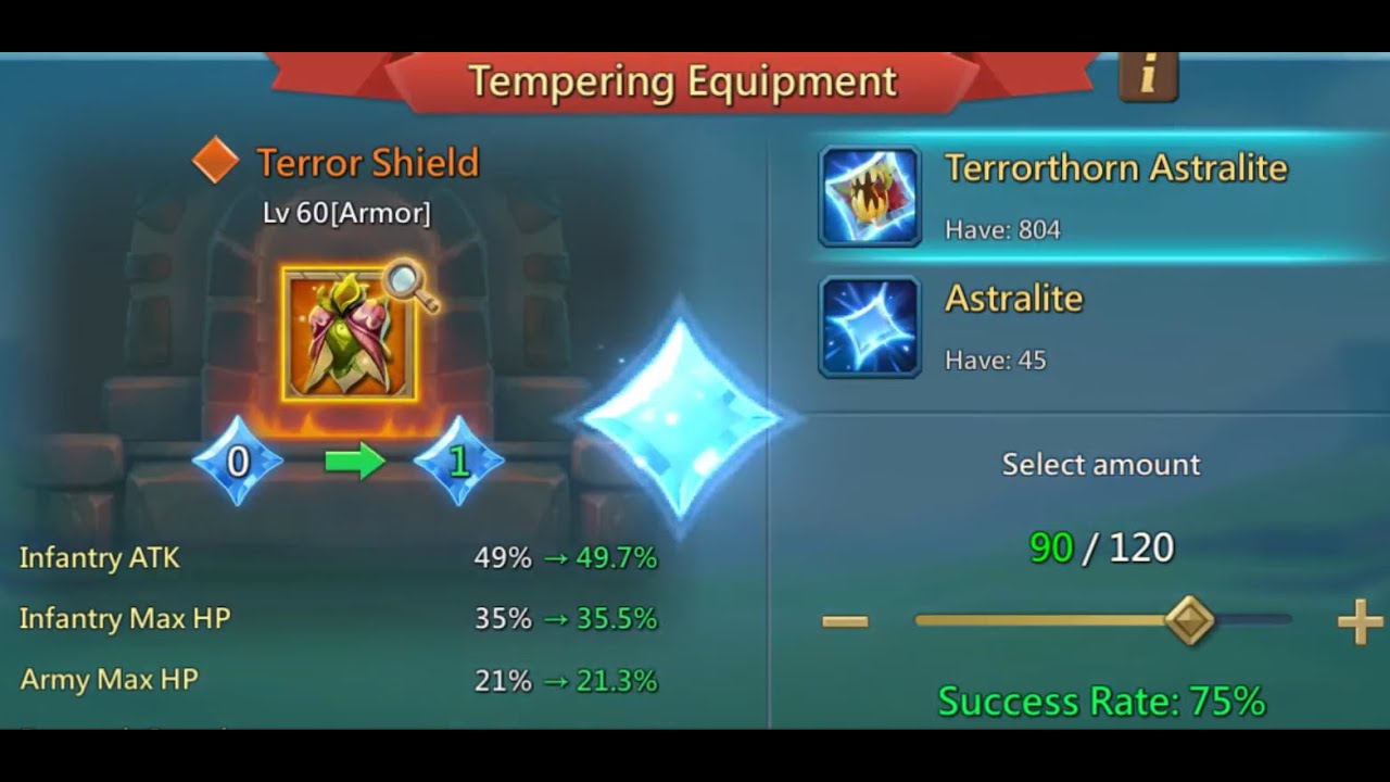 Infantry gear boost - Terror Shield - YouTube